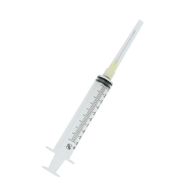 Jeringa Estéril Desechable De 3 ML Caja con 100 Jeringas Estériles - Grupo Neotecnia